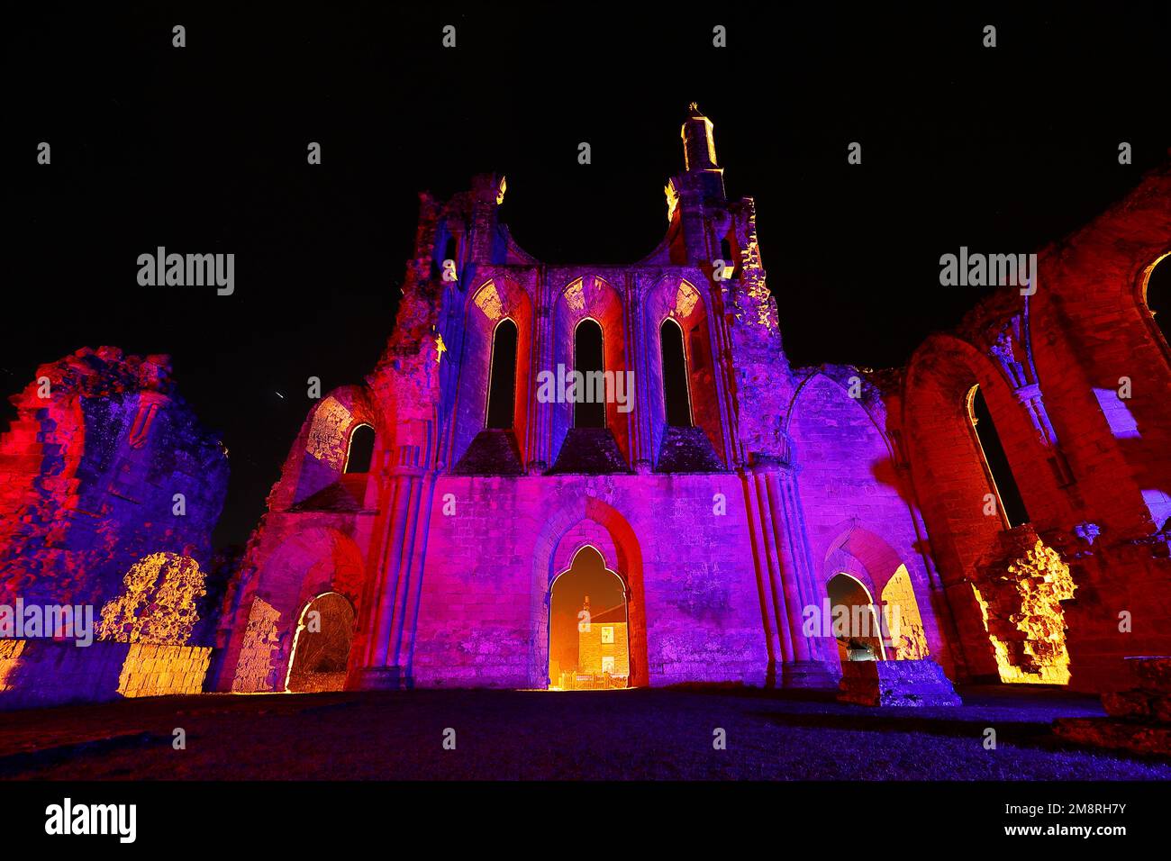 Byland Abbey in the North Yorkshire Moors National Park Stock Photo - Alamy