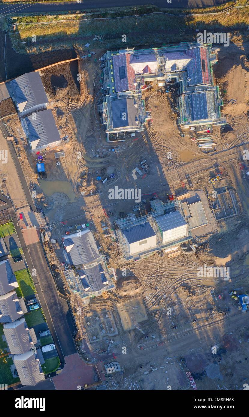 New housing development building houses for increased demand in rural ...