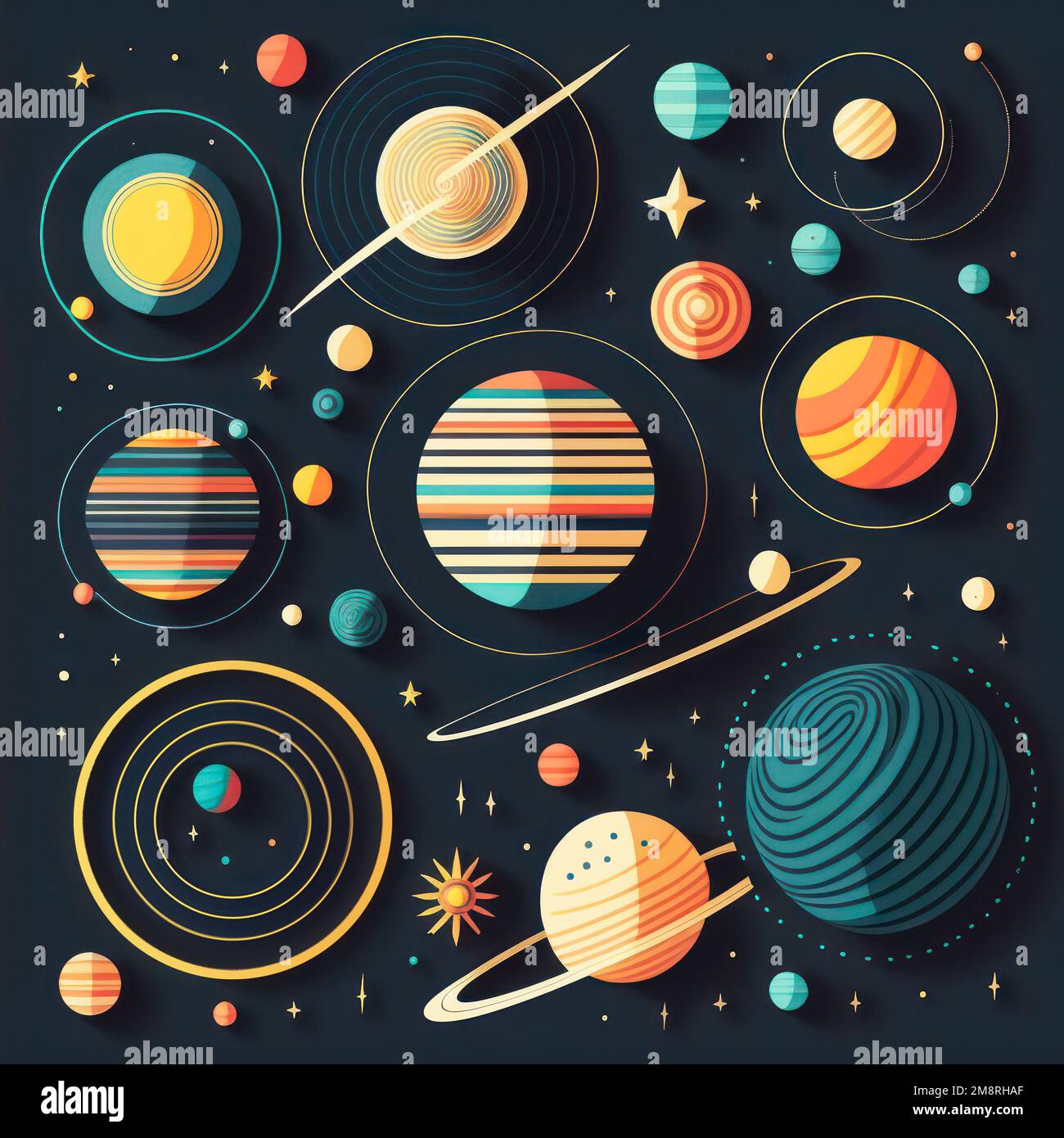 Milky way solar system planets hi-res stock photography and images - Alamy