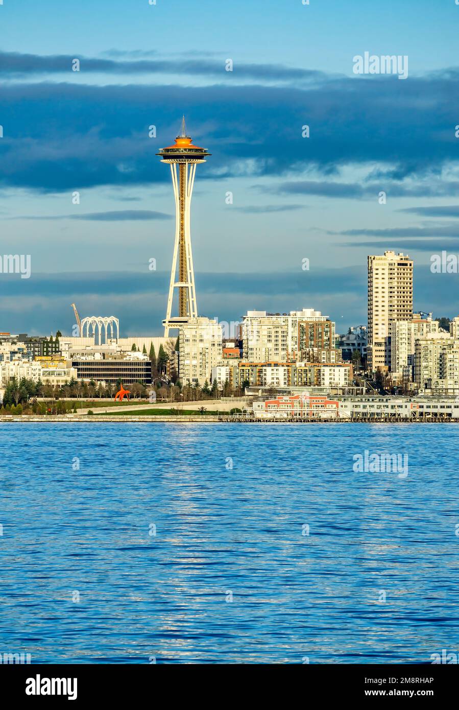 A view of the Seattle skyline in Washington State. Travel scene Stock ...