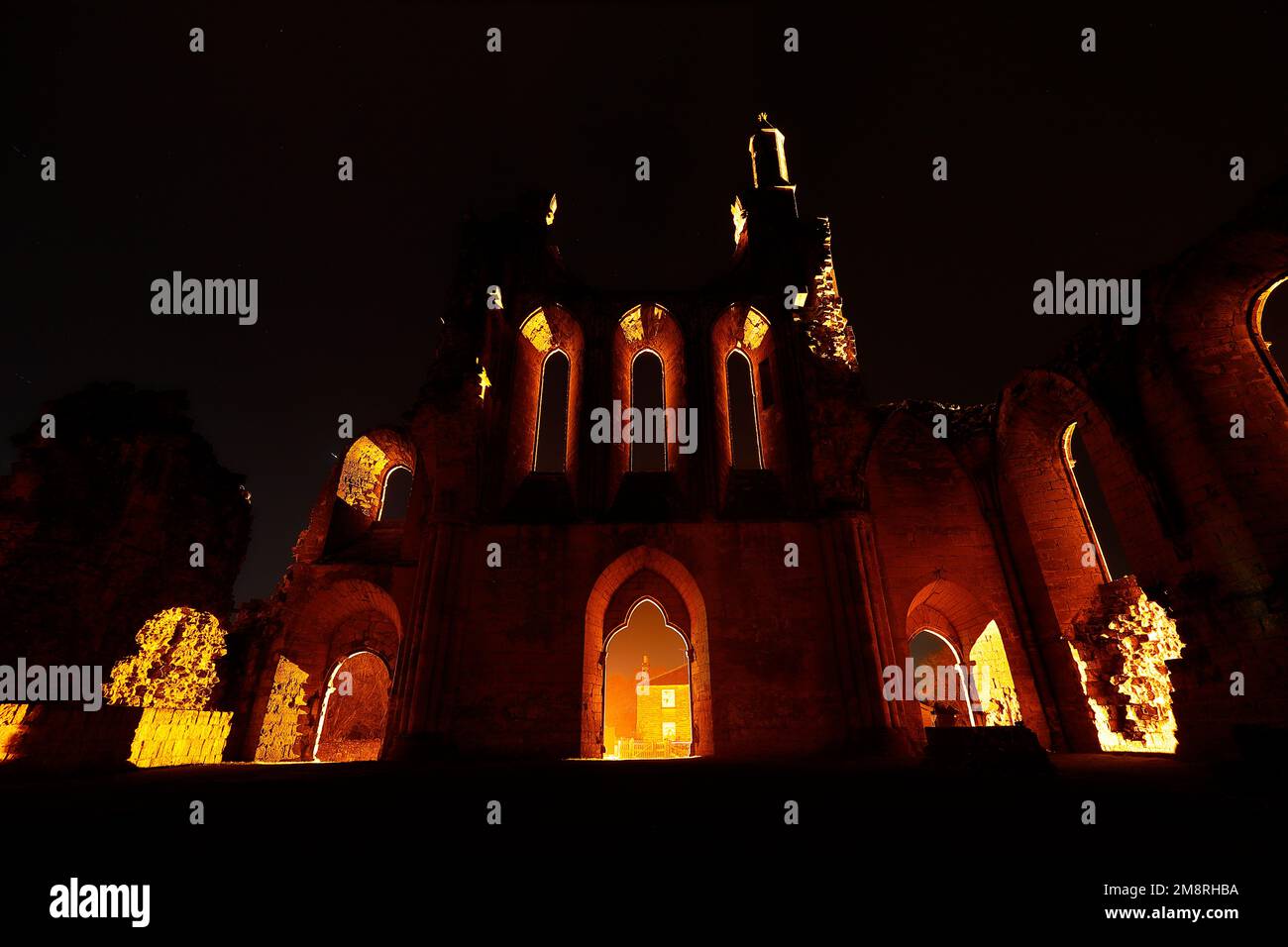 Byland Abbey in the North Yorkshire Moors National Park Stock Photo - Alamy
