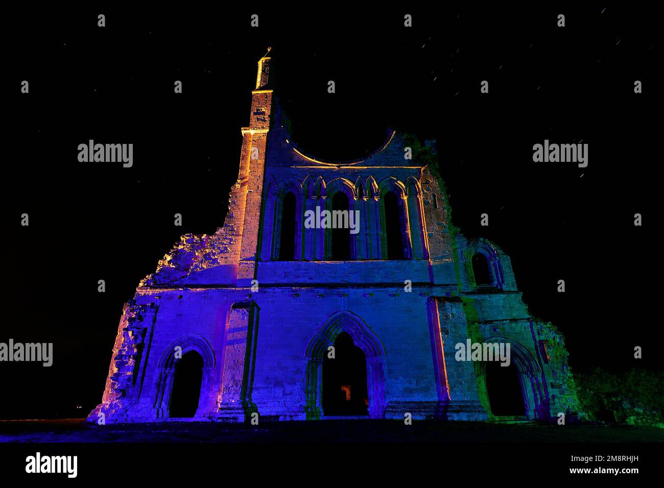 Byland Abbey in the North Yorkshire Moors National Park Stock Photo - Alamy