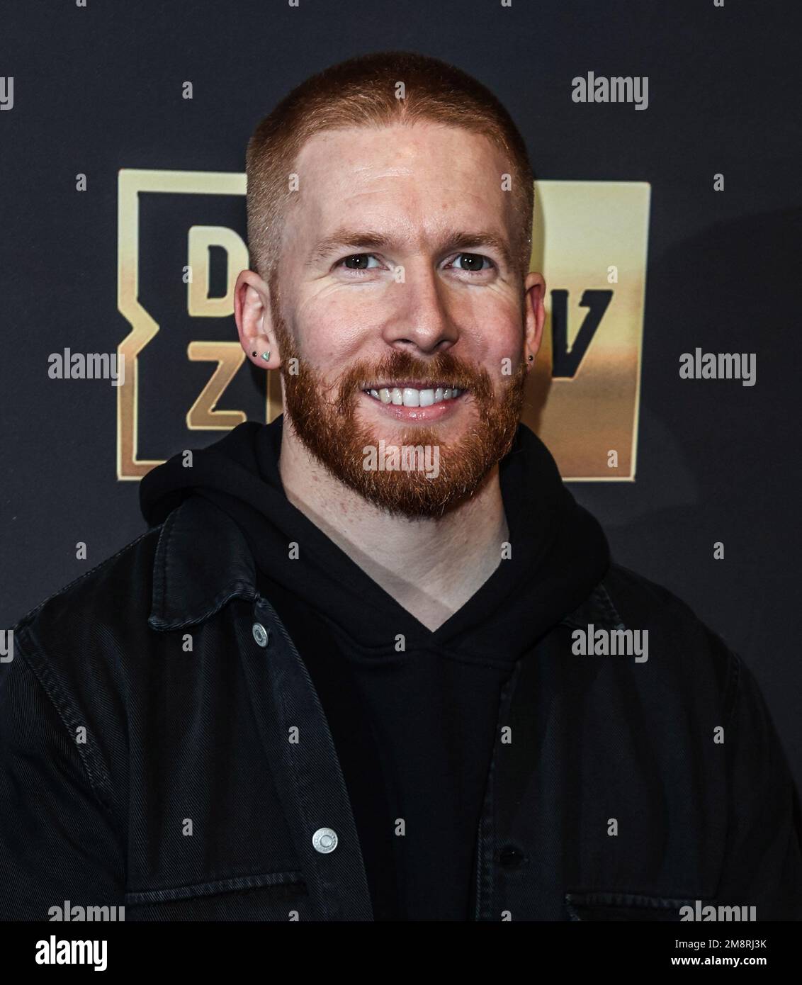 London, UK. 14th Jan, 2023. Neil Jones seen attending the KSI vs FaZe ...