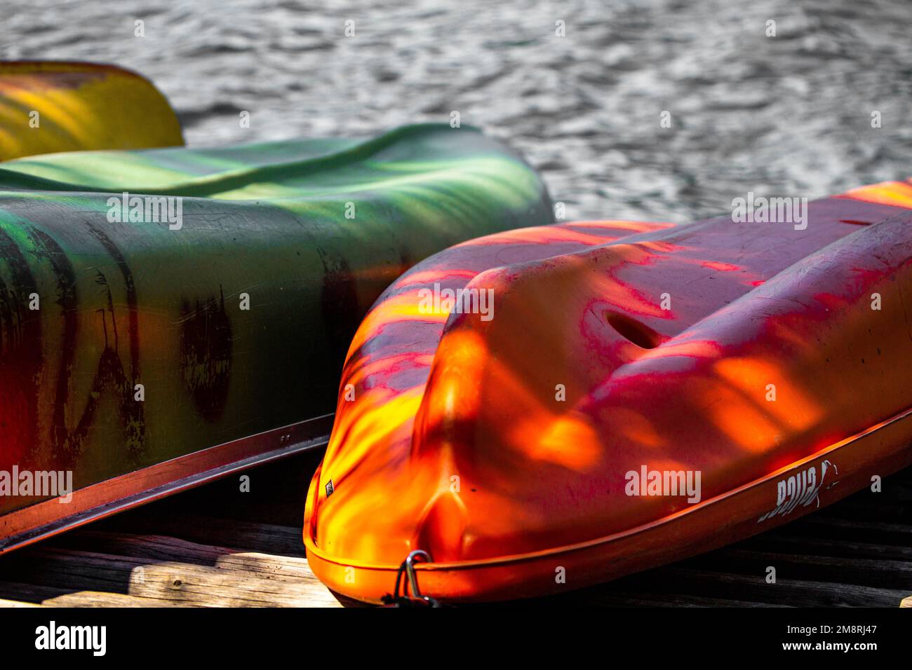 Kayak canada red yellow hi-res stock photography and images - Alamy