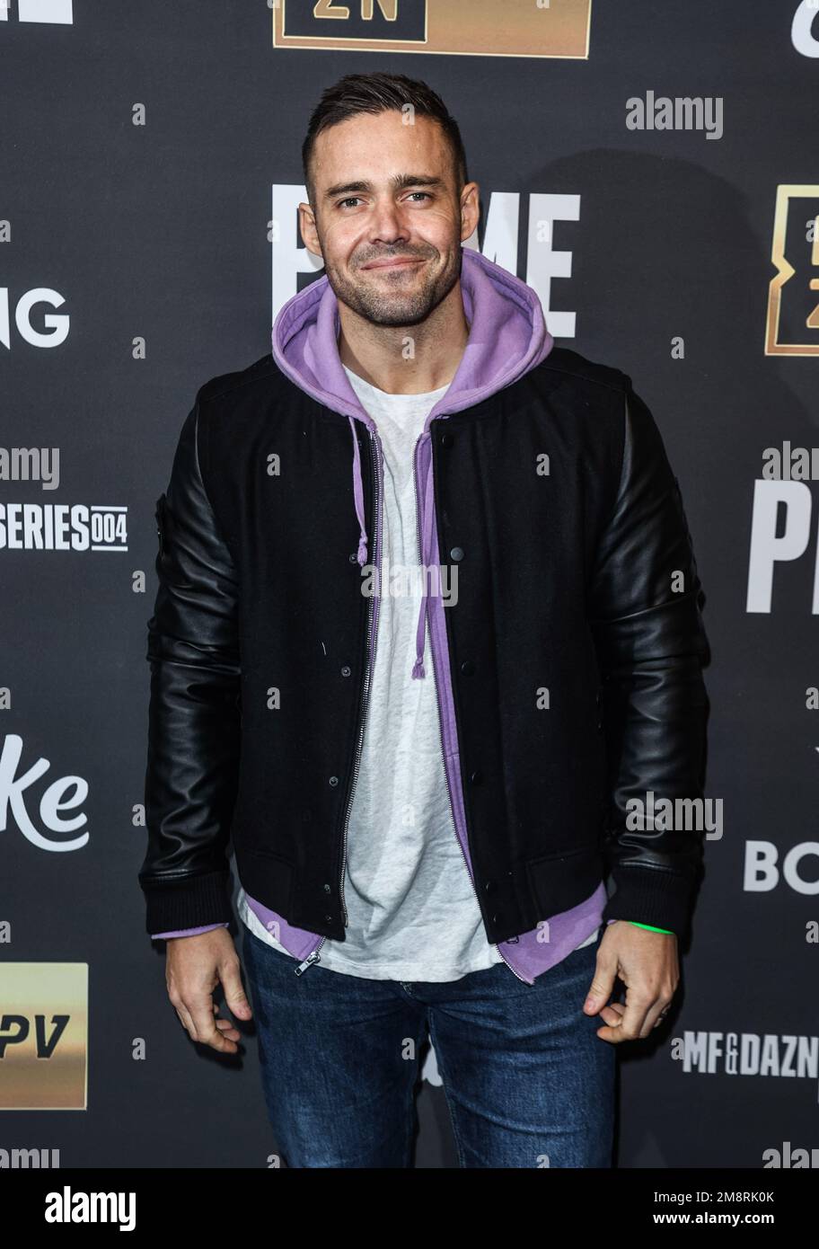 London, UK. 14th Jan, 2023. Spencer Matthews seen attending the KSI vs ...