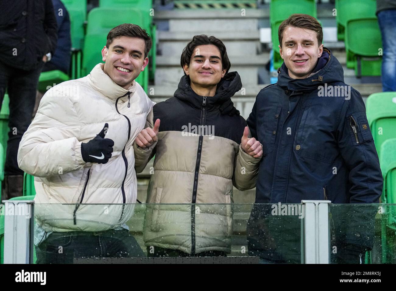 Groningen - Fans during the match between FC Groningen v Feyenoord at ...