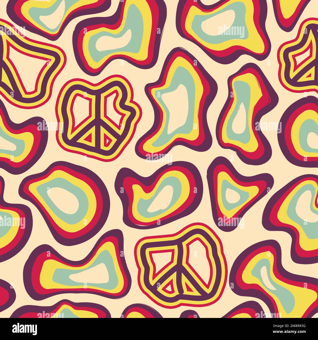 60s hand peace symbol hi-res stock photography and images - Alamy