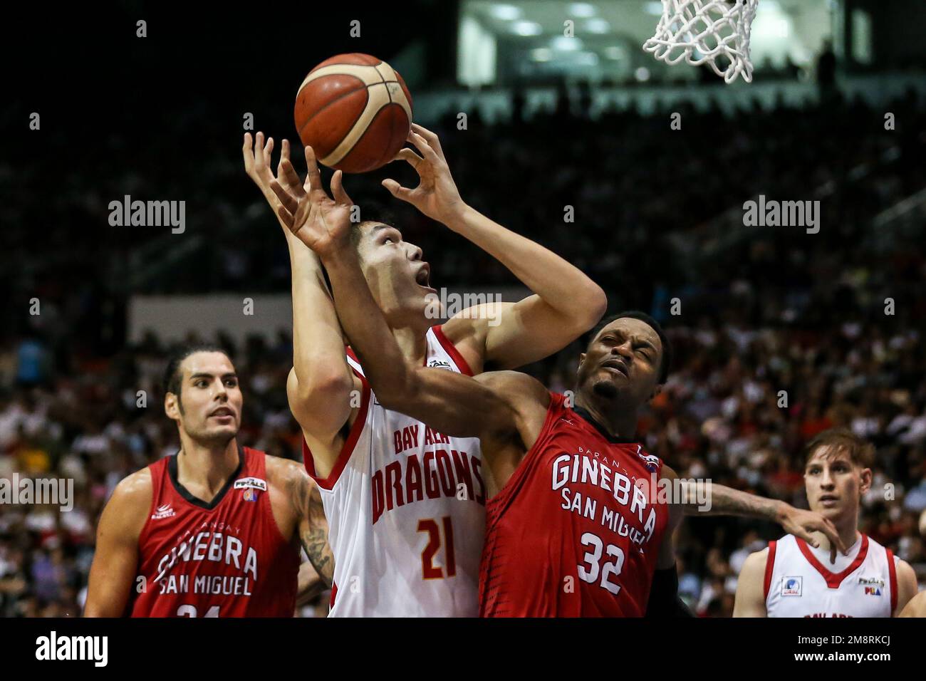 Bulacan Province. 15th Jan, 2023. Liu Chuanxing (2nd L) of Bay Area ...