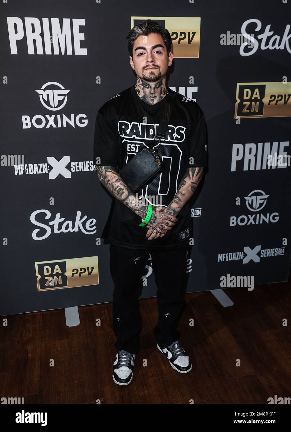 Mitchell Craske seen attending the KSI vs FaZe Temperrr MF ...