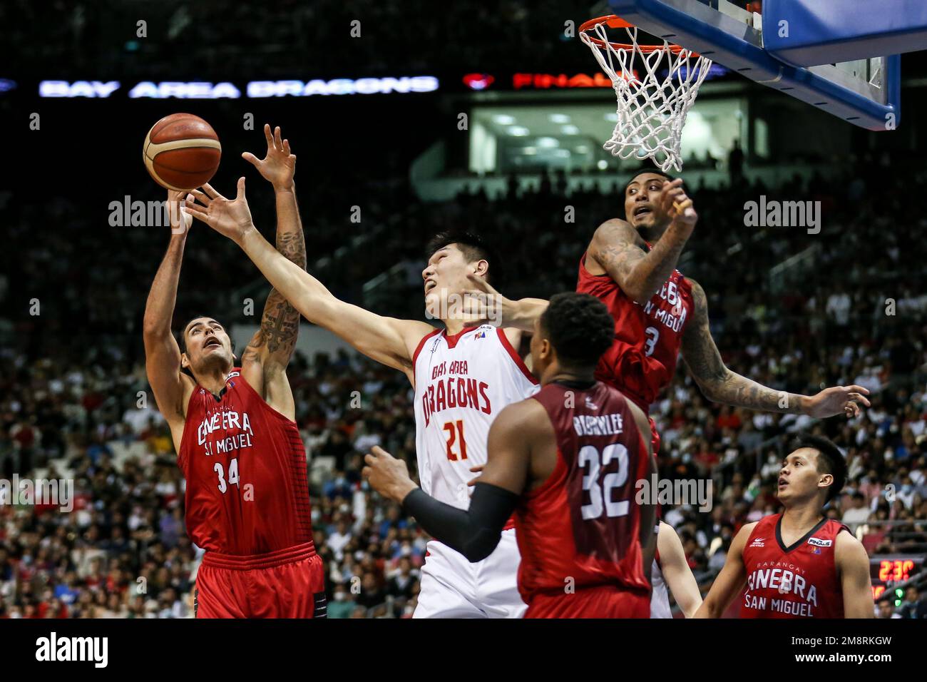 Bulacan Province. 15th Jan, 2023. Liu Chuanxing (2nd L) of Bay Area ...