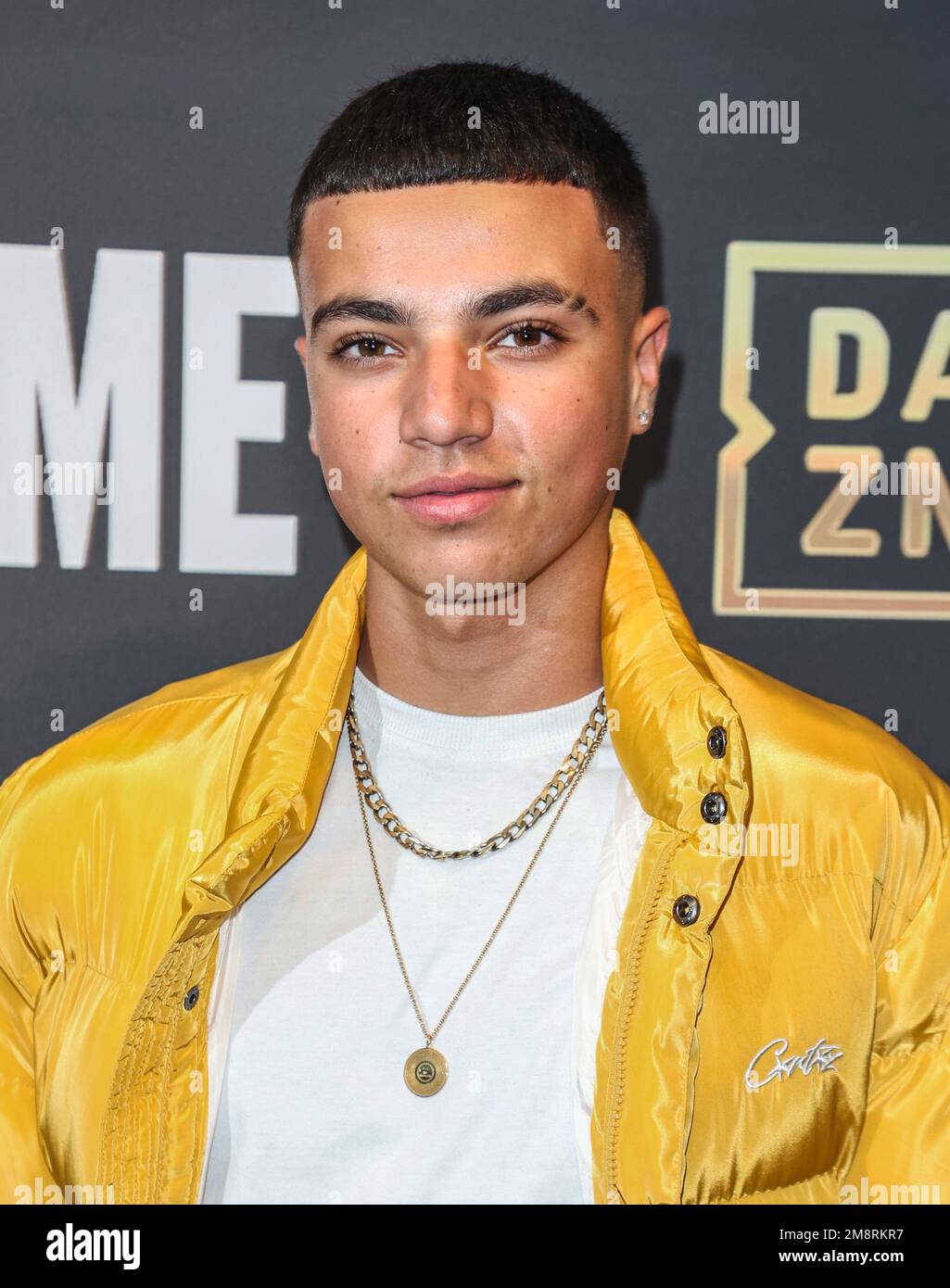 Junior Andre seen attending the KSI vs FaZe Temperrr MF Cruiserweight ...