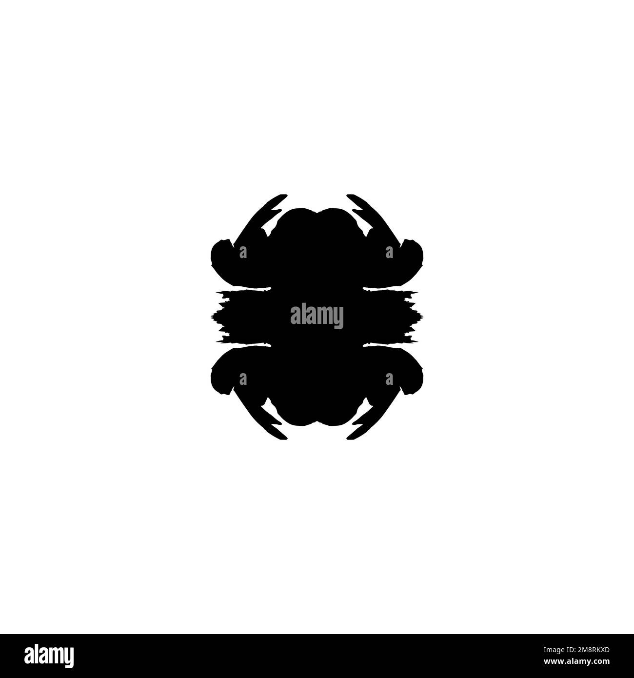 Rorschach test icon. Simple style Rorschach test background symbol ...