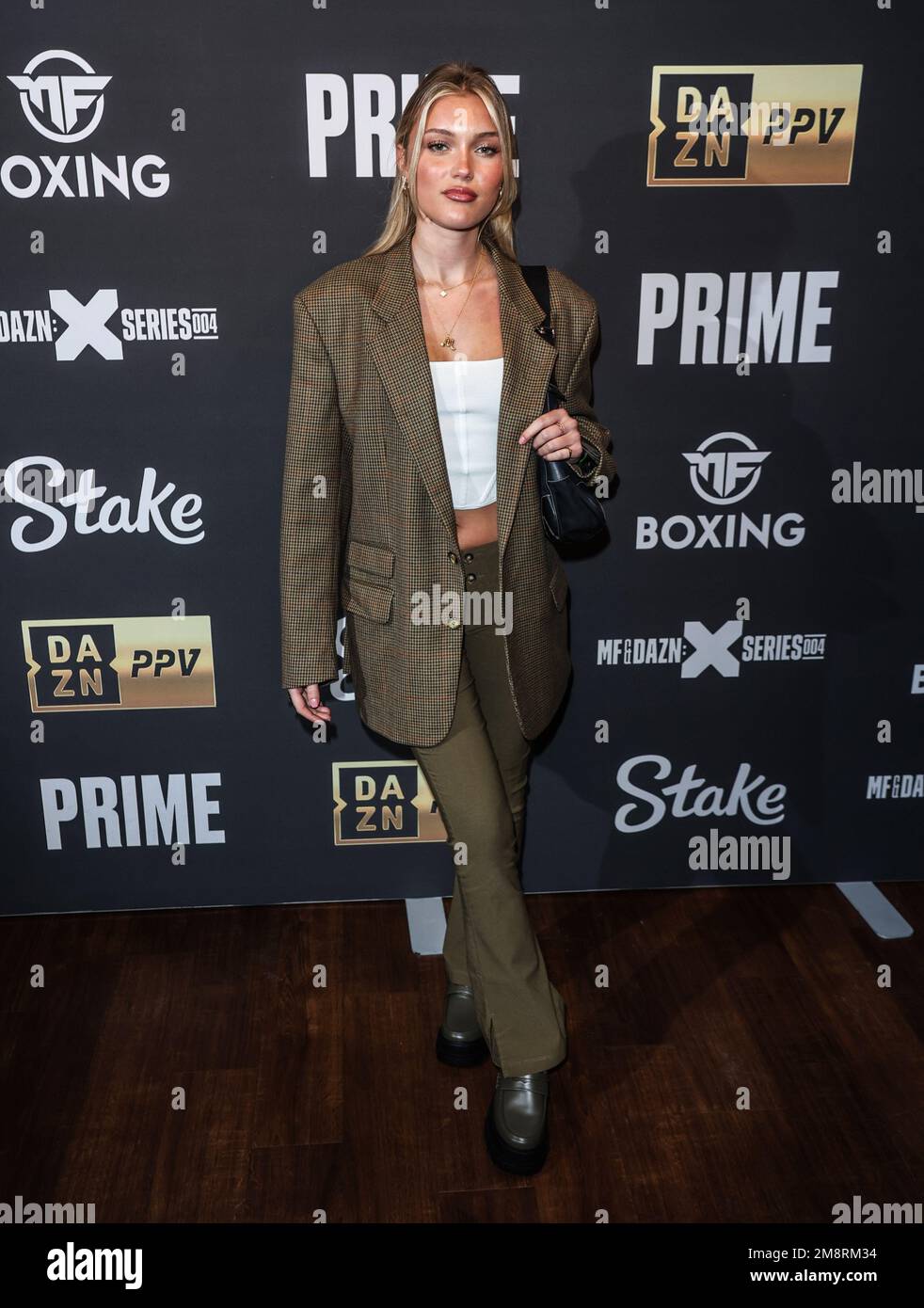 Mimi Slinger seen attending the KSI vs FaZe Temperrr MF Cruiserweight ...