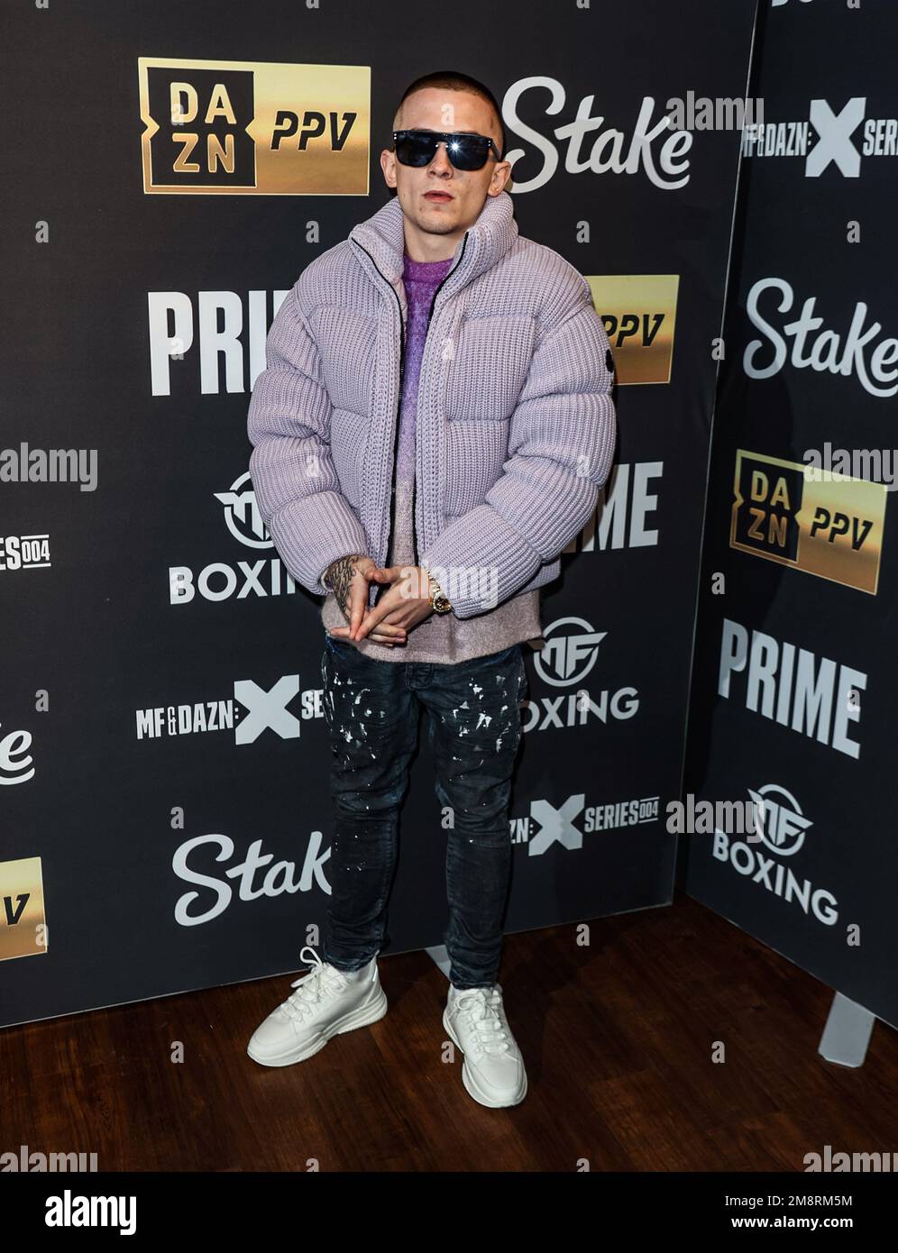 Ardee seen attending the KSI vs FaZe Temperrr MF Cruiserweight Title ...