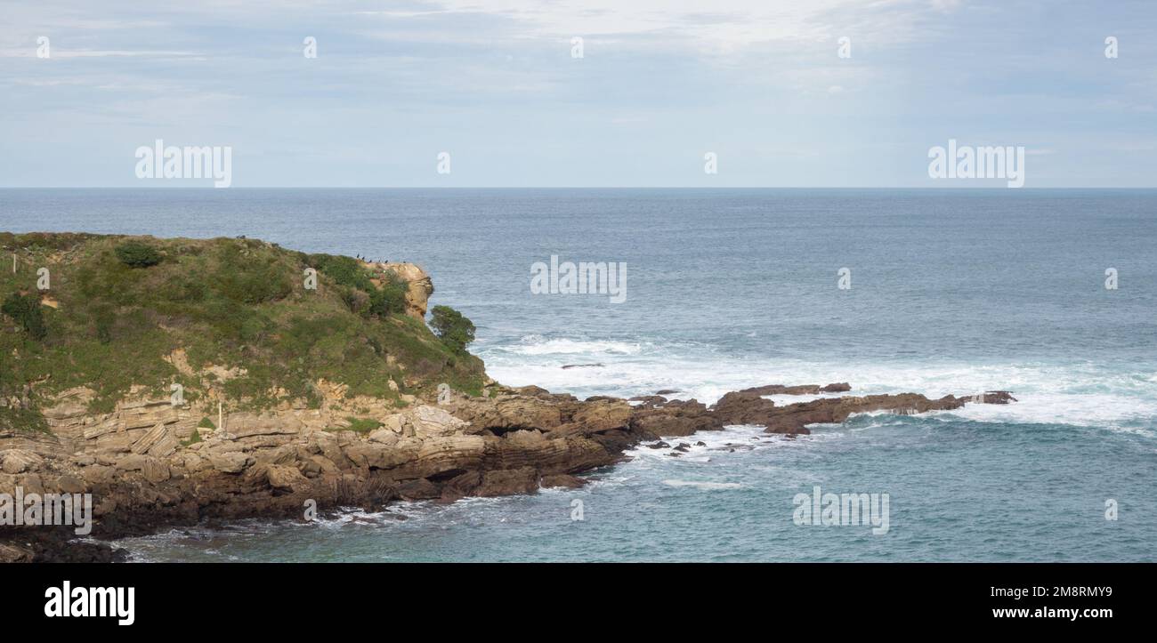 Cabo de Higer in hondarribia basque country Stock Photo - Alamy