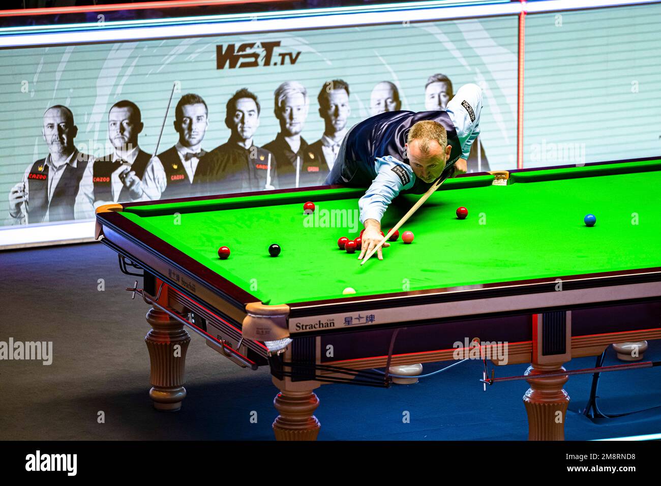 London, UK. 15th Jan, 2023. Judd Trump v Stuart Bingham in Final during ...