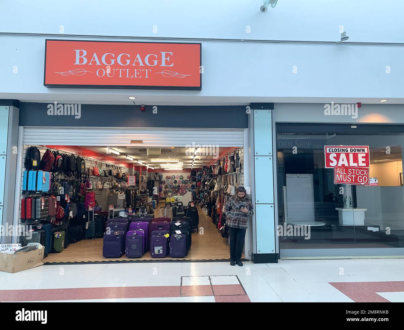 Slough, Berkshire, UK. 15th January, 2023. The Queensmere Shopping ...