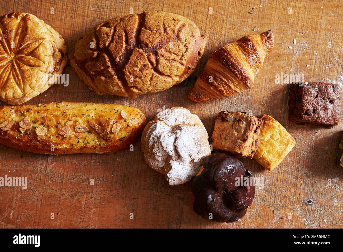 Fresh fermented bread, whole wheat bread, various breads Stock Photo ...