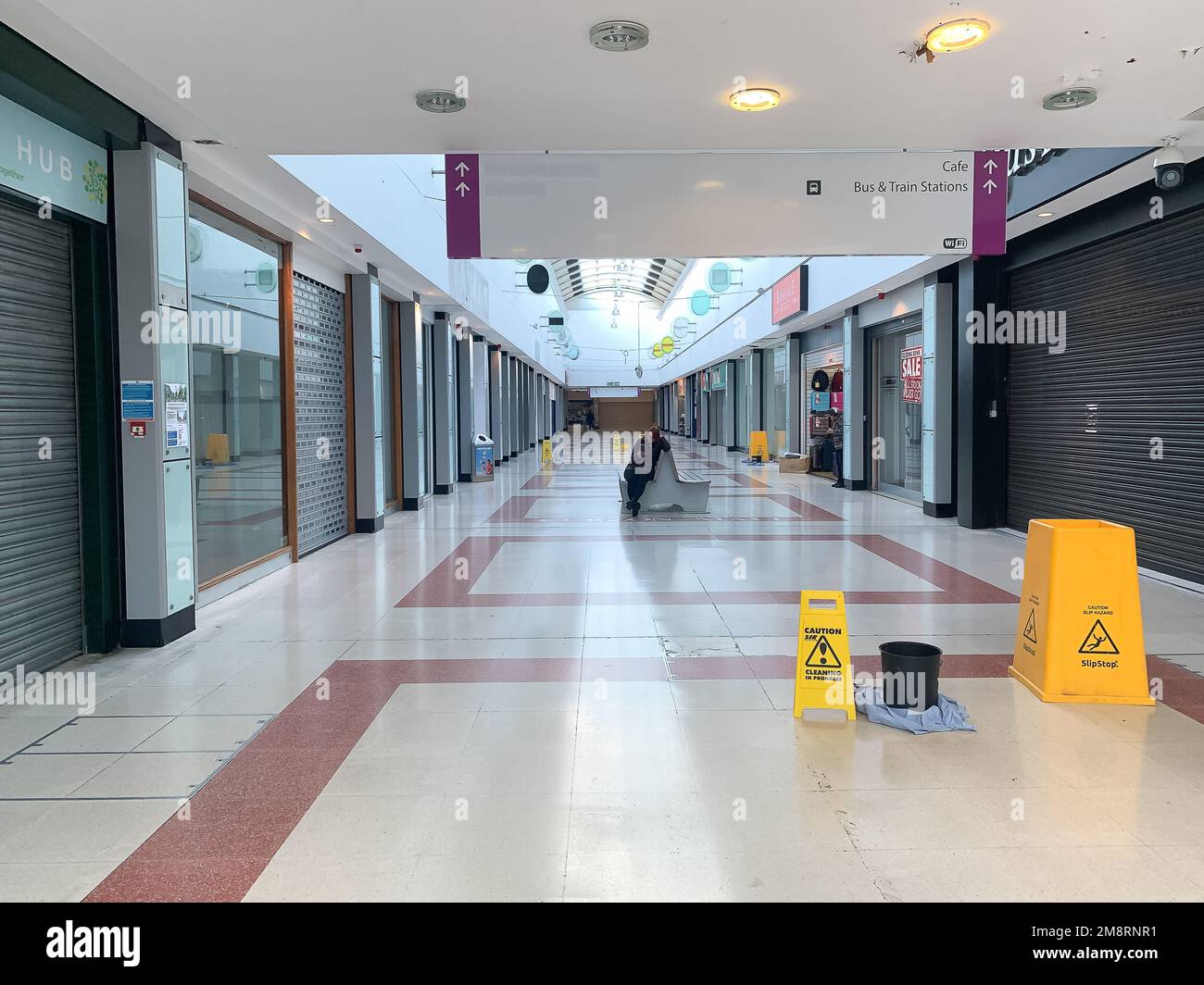 Slough, Berkshire, UK. 15th January, 2023. The Queensmere Shopping ...