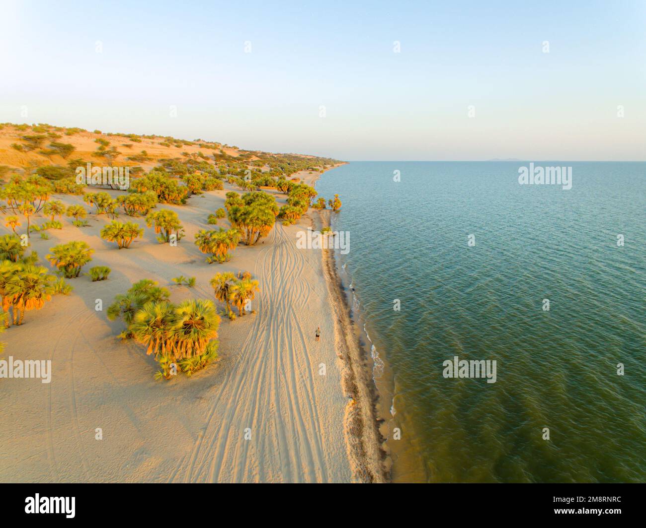 A Morning Walk On The Pristine Beach of Lake Turkana In Kenya's Far ...