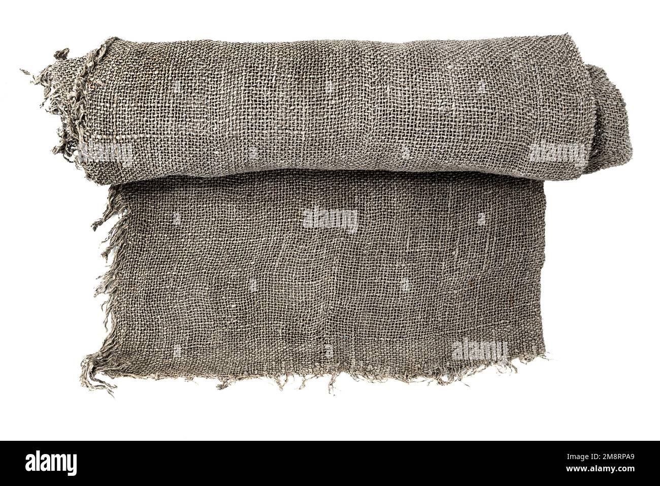 Cloth. The texture of the burlap fabric is close-up. Packaging material. Background Of Burlap ...