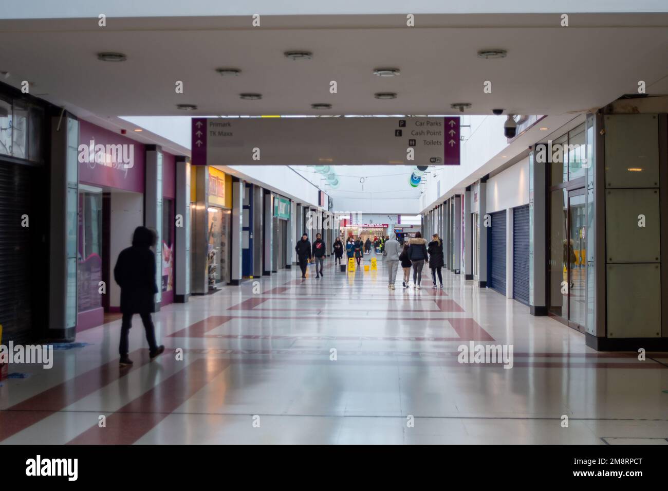 Slough, Berkshire, UK. 15th January, 2023. The Queensmere Shopping ...