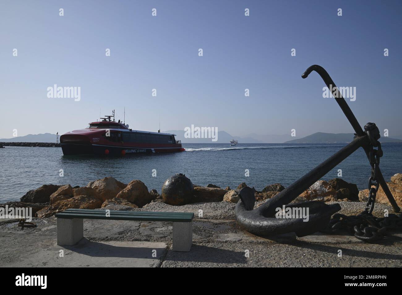 Greek island hydrofoil hi-res stock photography and images - Alamy