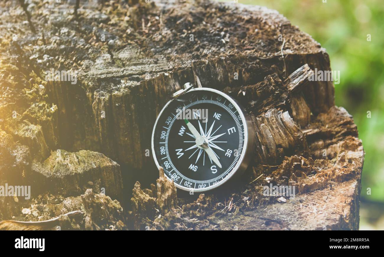 Travel and navigation. Determination of cardinal points by compass ...