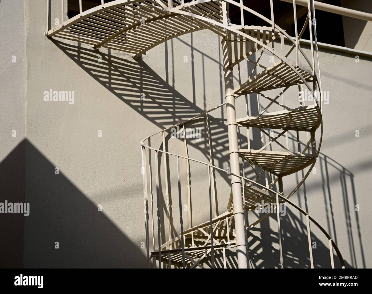 Traditional handcrafted metal spiral staircase Stock Photo - Alamy