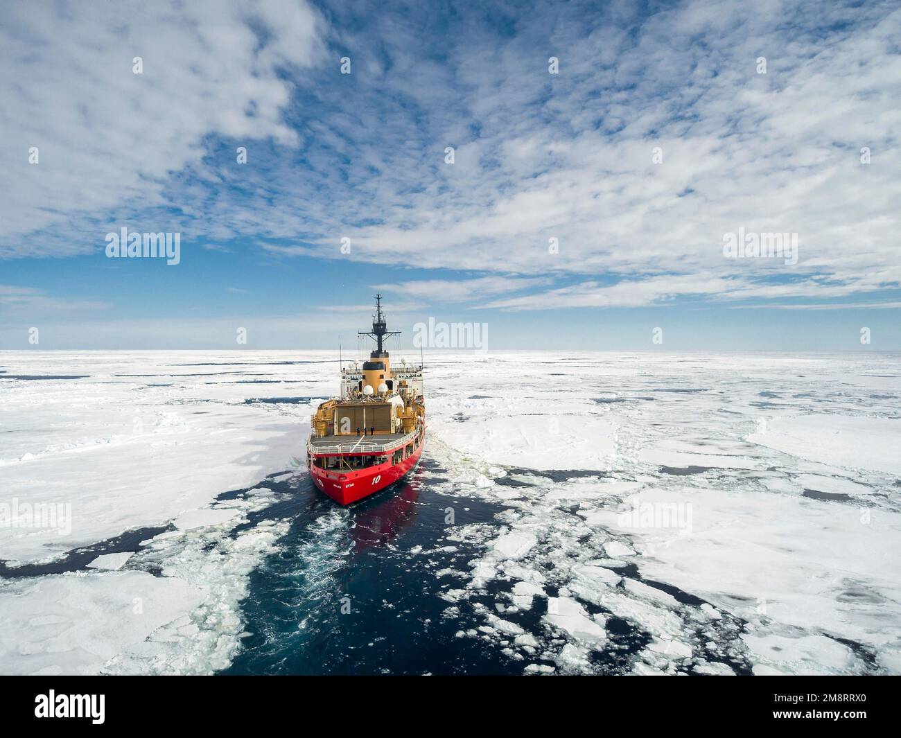 USCG Polar Star, Antarctica. 28 December, 2022. The Coast Guard Cutter ...