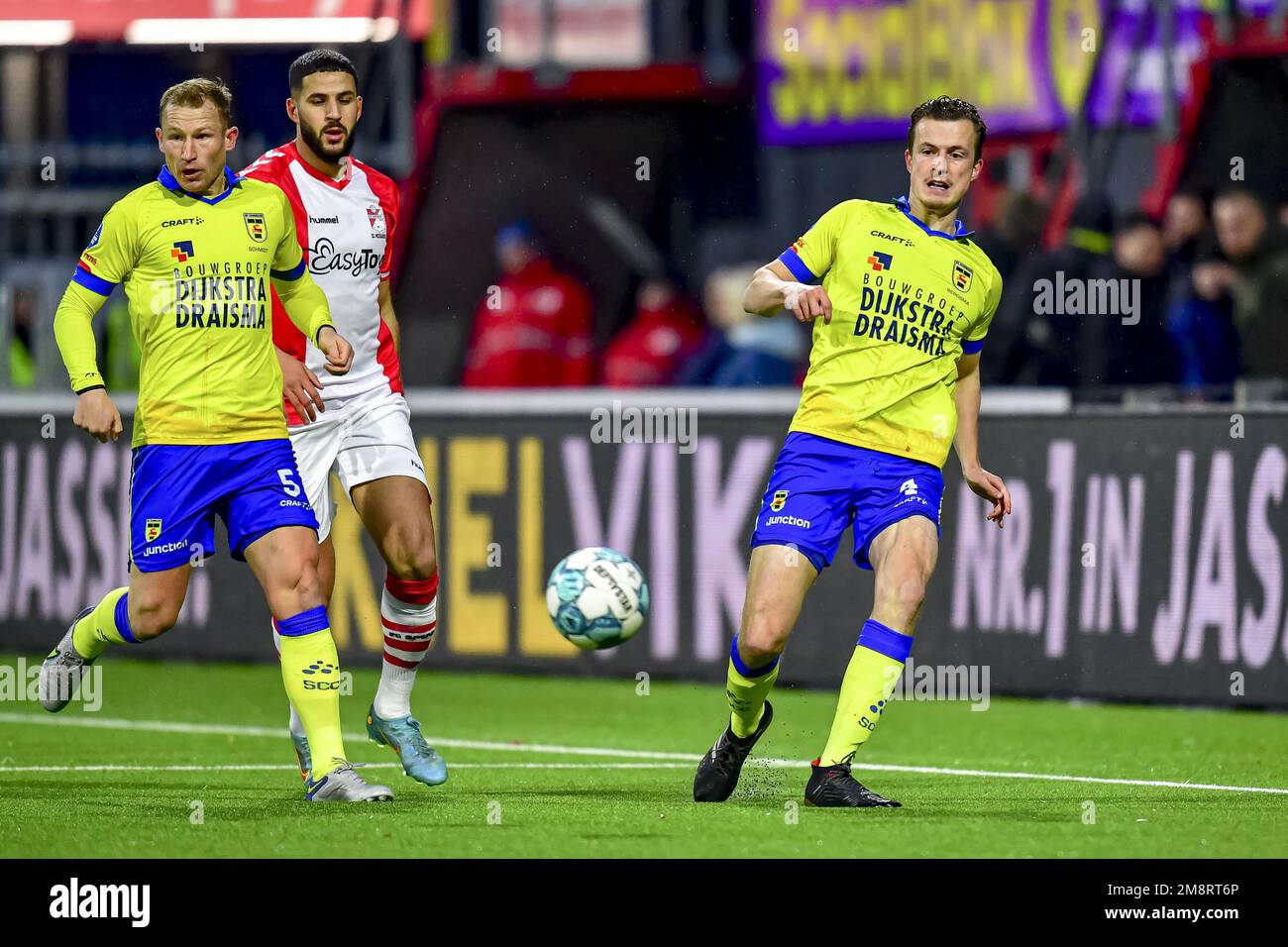 EMMEN, Stadium Oude Meerdijk, 15-01-2023 , season 2022 / 2023 , Dutch Eredivisie. during the ...