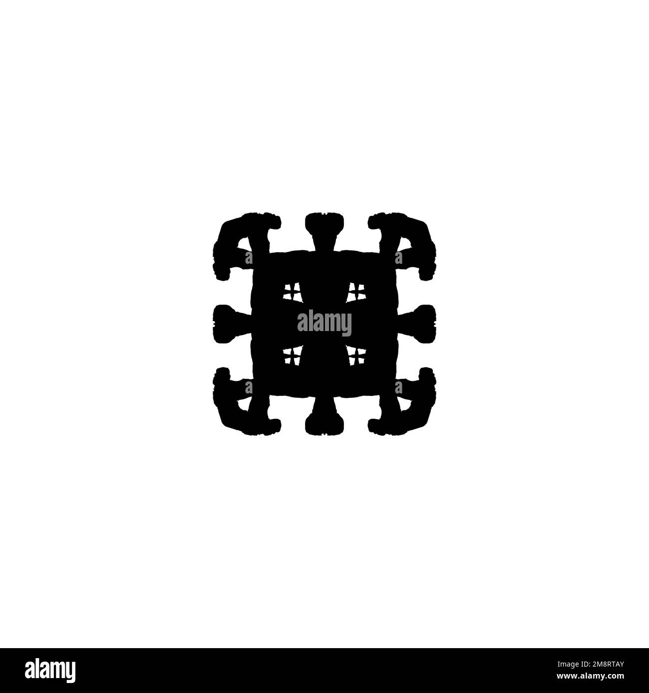 Window icon. Simple style furniture shop big sale poster background ...