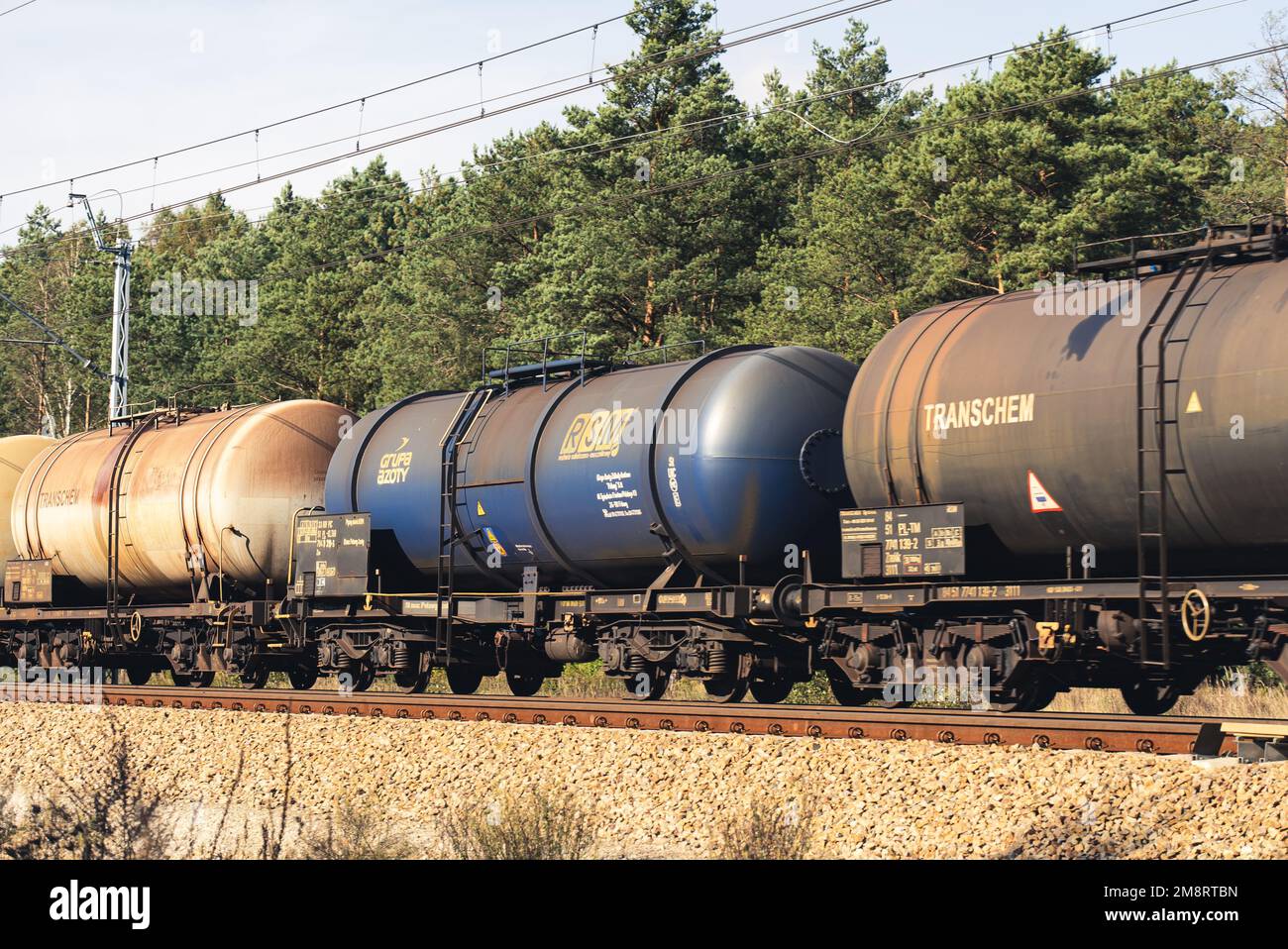 Tanks oil on railroad hi-res stock photography and images - Alamy