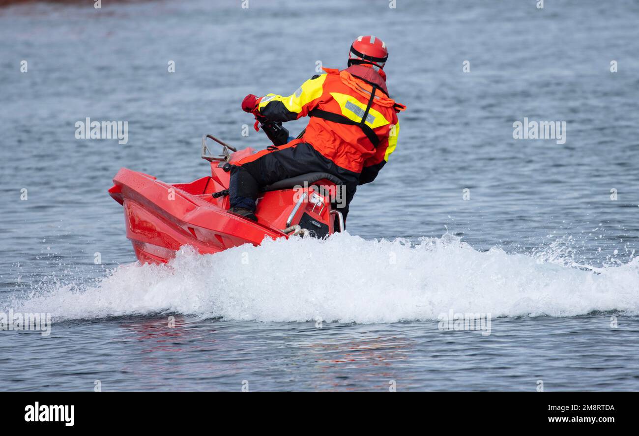 Water jet patrol boat hi-res stock photography and images - Alamy