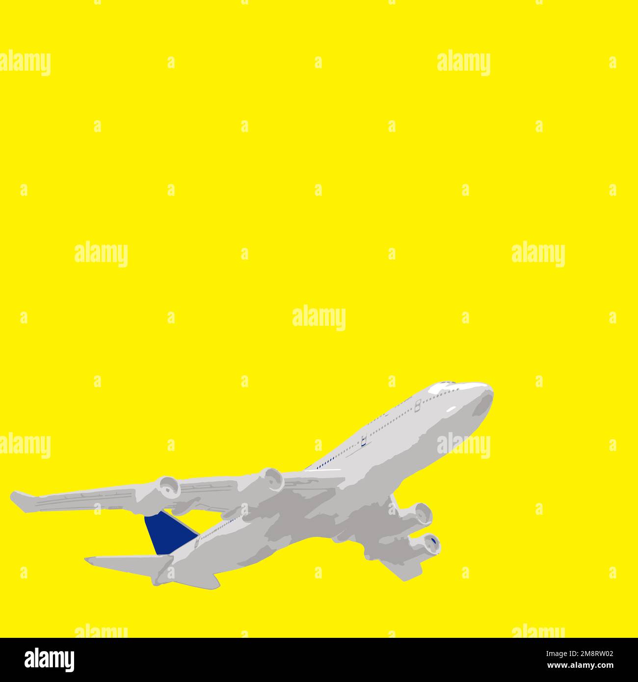 Model plane,airplane on pastel color background. Flat lay design Stock ...