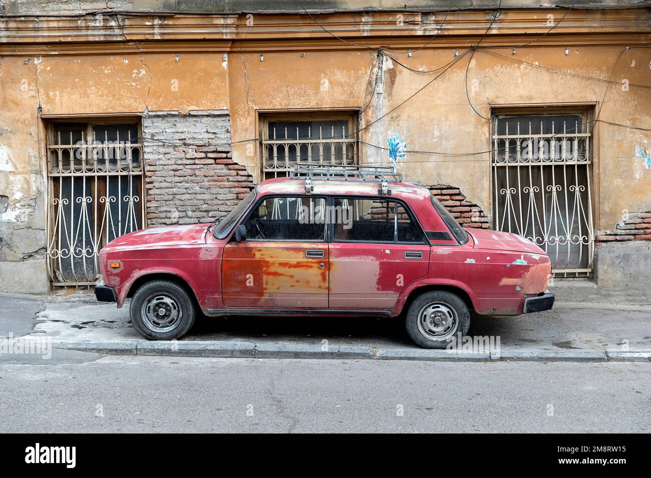 Old soviet lada car hi-res stock photography and images - Alamy