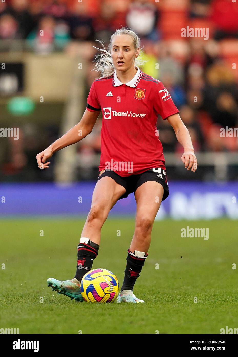 Manchester United’s Millie Turner in action during the Barclays Women's ...
