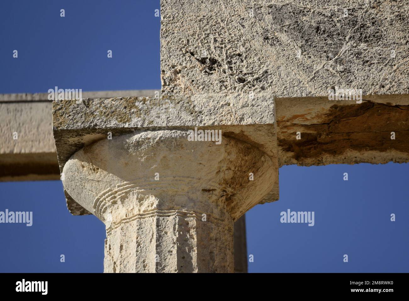 Doric order column of the Temple of Aphaia a symbolic Archaic landmark ...