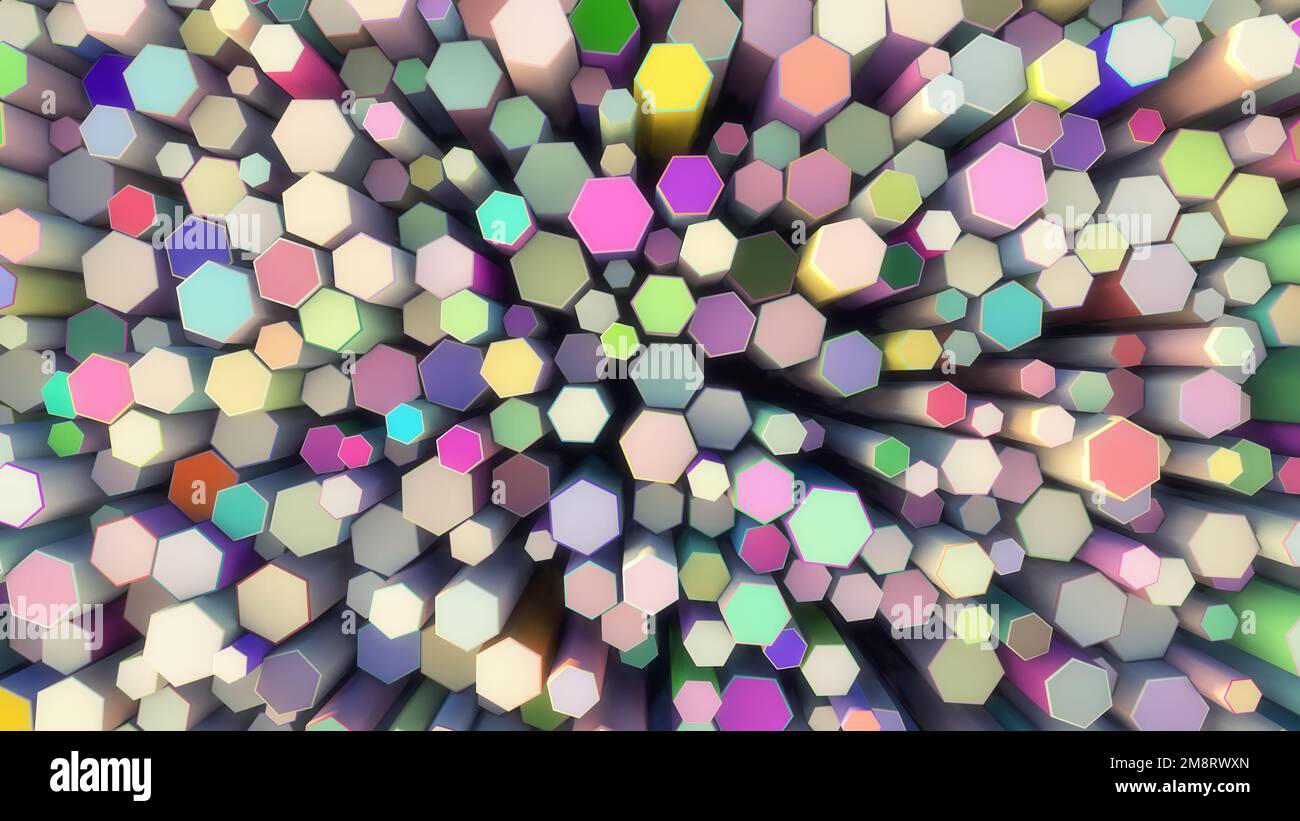 3d render. Abstract colored background illustration Stock Photo - Alamy