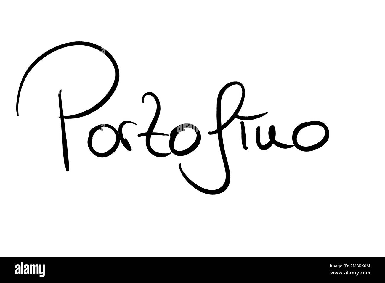 City name handwritten black on white Stock Photo - Alamy