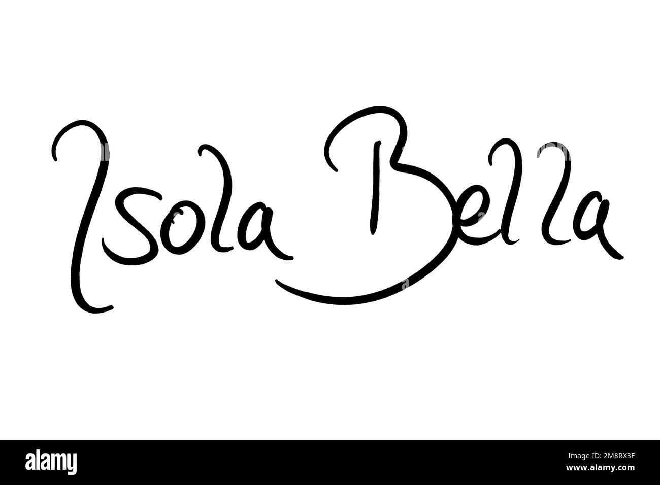 City name handwritten black on white Stock Photo - Alamy