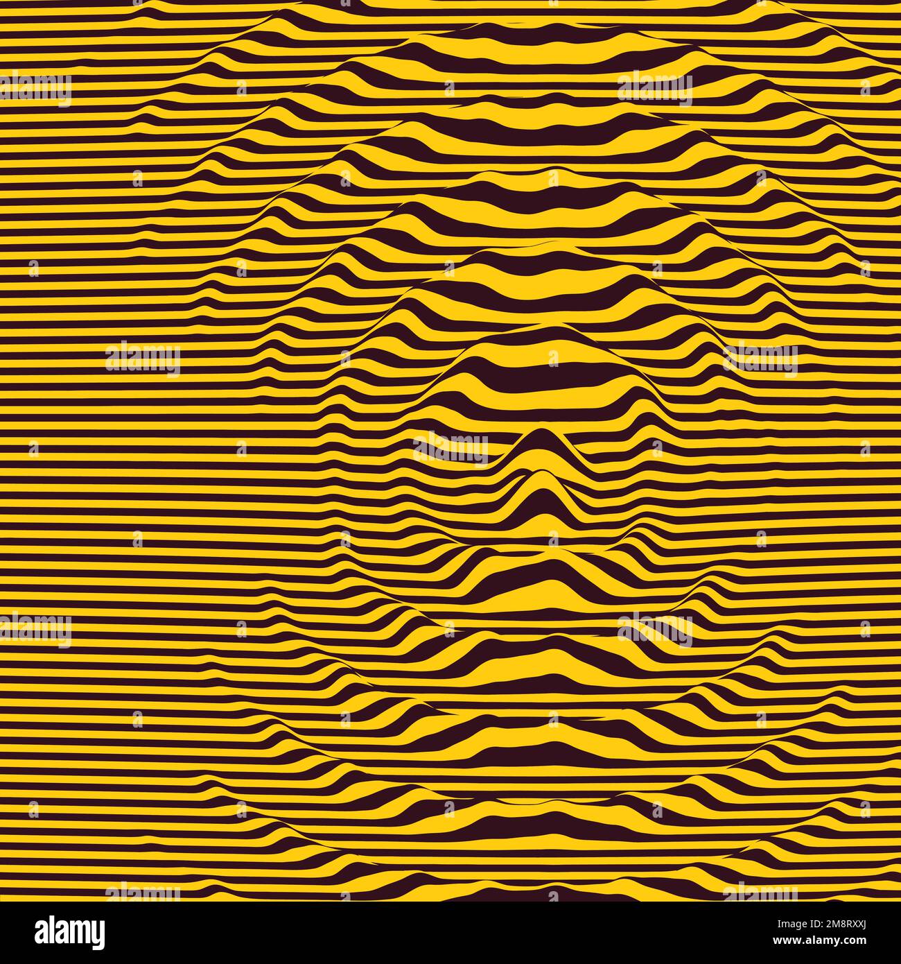 Waveform Background Dynamic Visual Effect Surface Distortion Pattern