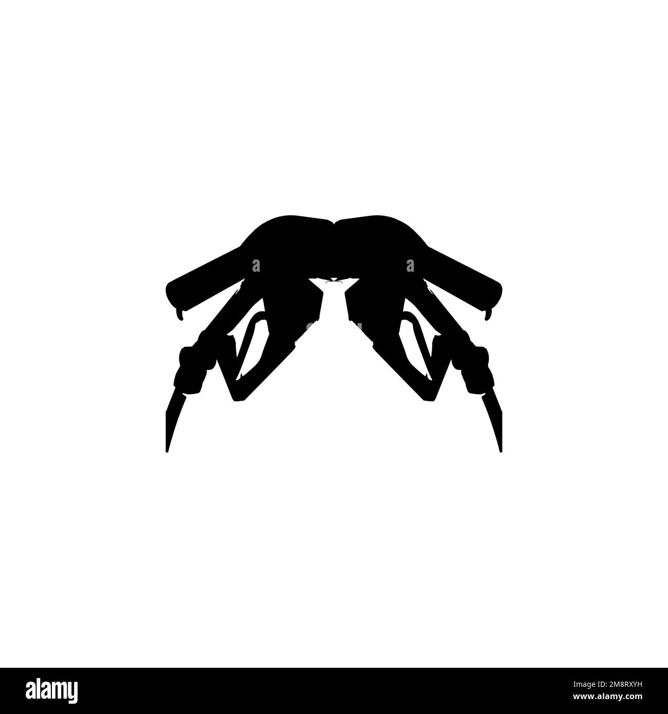 Alien ship icon. Simple style space science poster background symbol ...