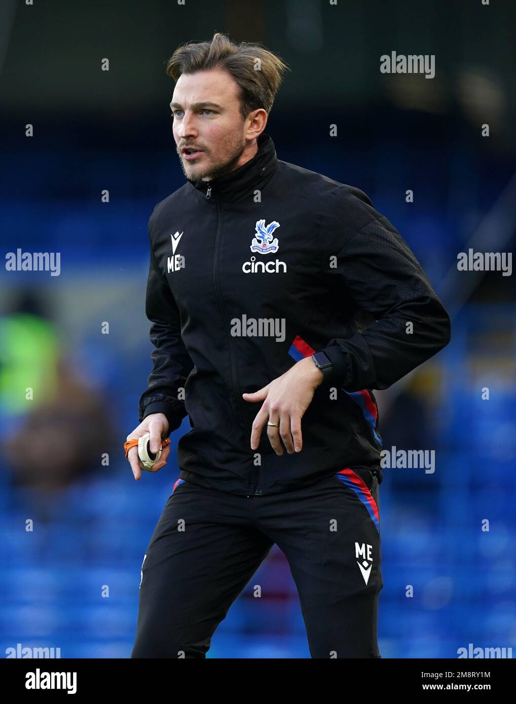 Crystal Palace head of sports science Michael Eglon during the Premier ...