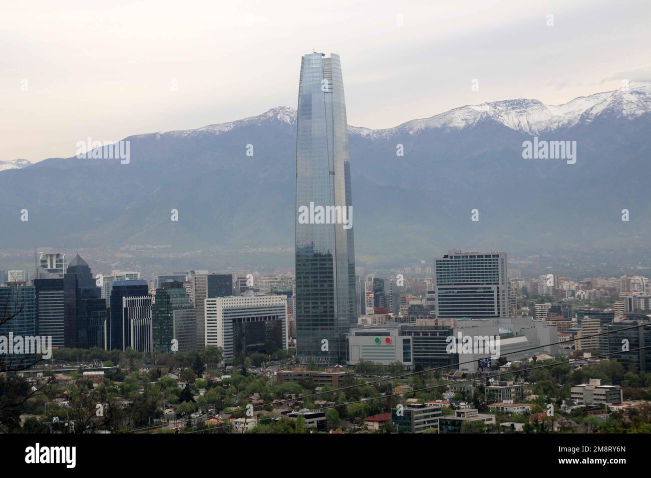 Andes mountains santiago view hi-res stock photography and images - Alamy