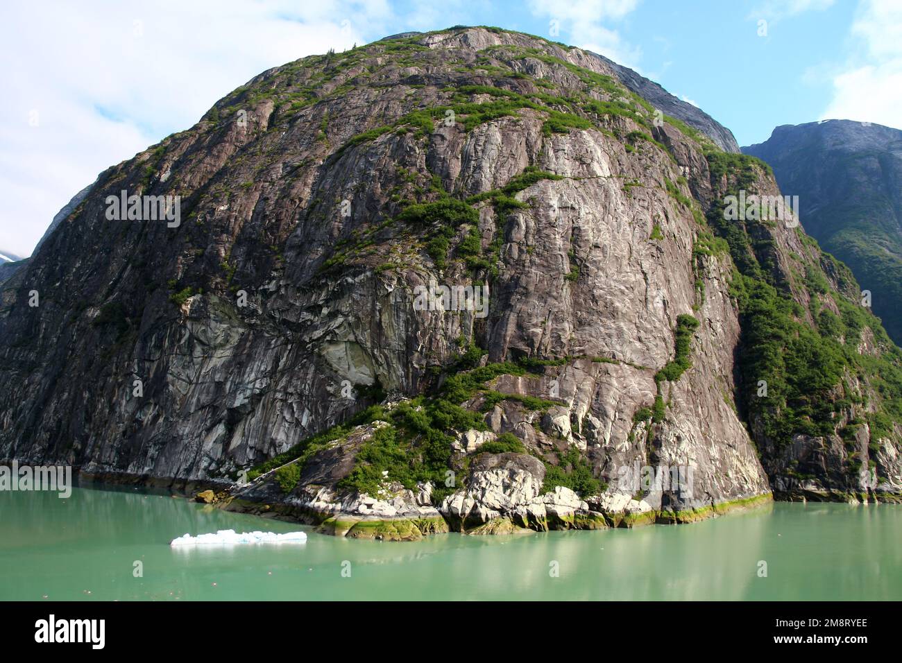 Mountain landscape in the Stephens Passage, Alaska, United States Stock ...