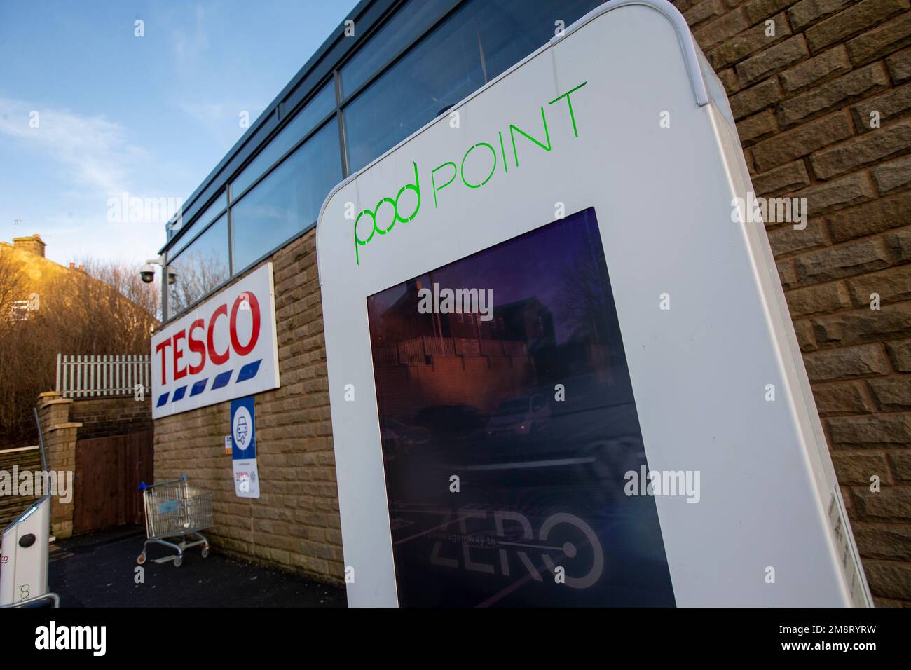 Halifax,West Yorkshire,UK, 15th January 2023 Recently installed ...