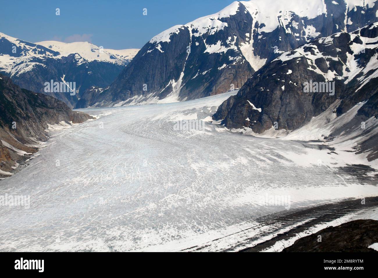 Le Conte Glacier in the Tongass National Forest Alaska photographed ...