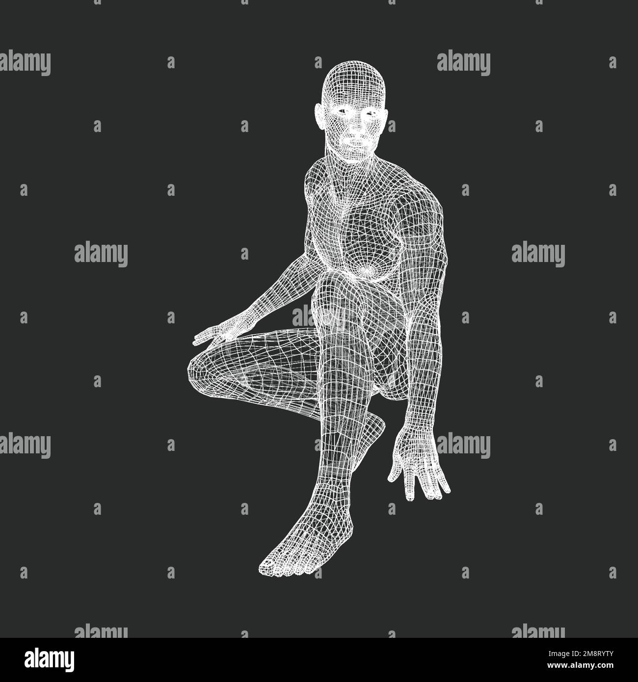 Athlete at Starting Position Ready to Start a Race. Runner Ready for ...