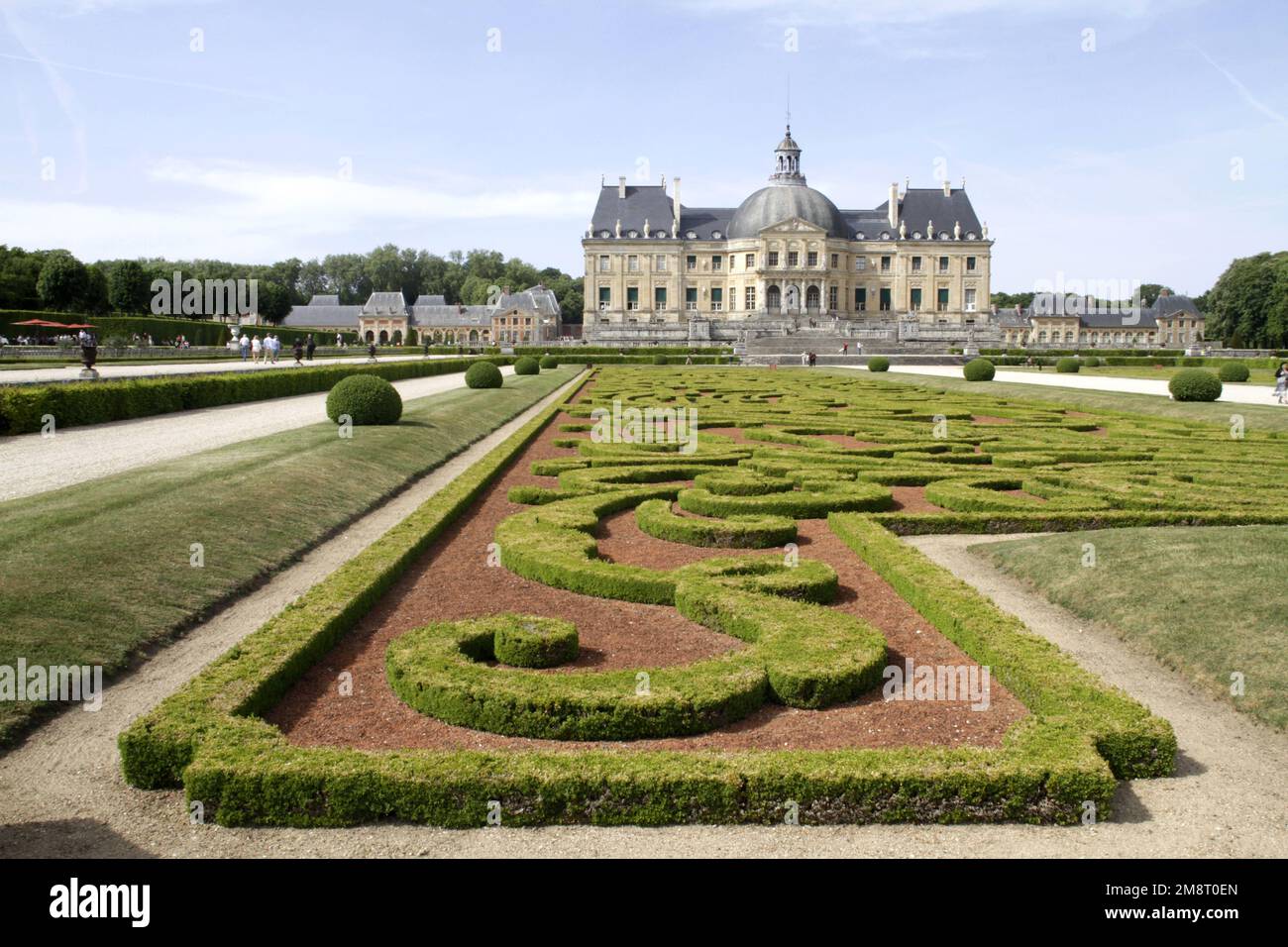 Jardins d'André Lenôtre. Château de Vaux-le-Vicomte. Seine-et-Marne ...